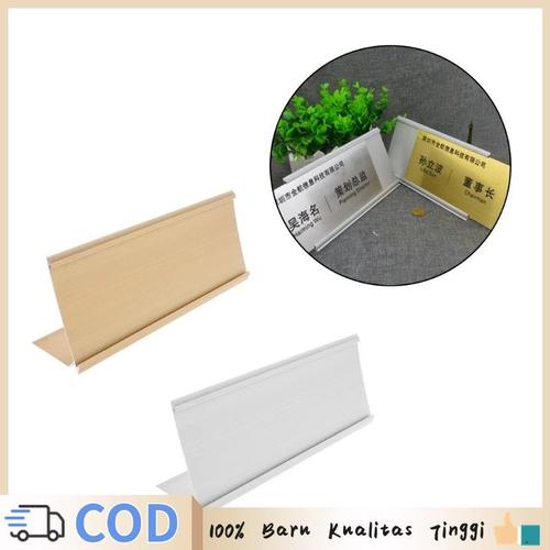 Jual Aluminium Name Plate Holder Akrilik Meja Nama Papan Nama Di Meja ...