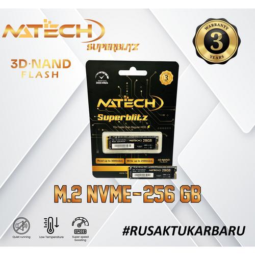 Jual SSD M2 NVME / M.2 NVME / M2NVME 256GB NATECH RESMI (GARANSI 3 TAHUN) - SSD ONLY - Jakarta ...