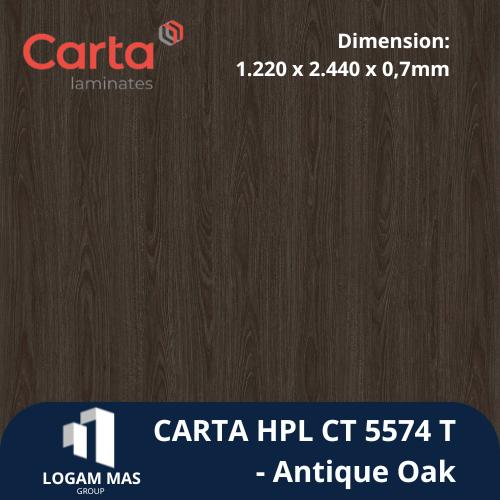 Jual CARTA HPL CT 5574 T - Antique Oak - High Pressure Laminates ...