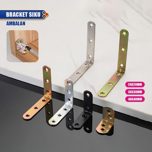 Promo Tseloop-C1190 Siku Rak Plat Siku L Besi Stainless Bracket Siku ...