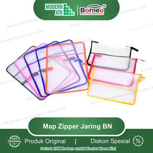 Jual MAP PLASTIK RESLETING A4 / FOLIO - Map Zipper / Map Jaring uk ...