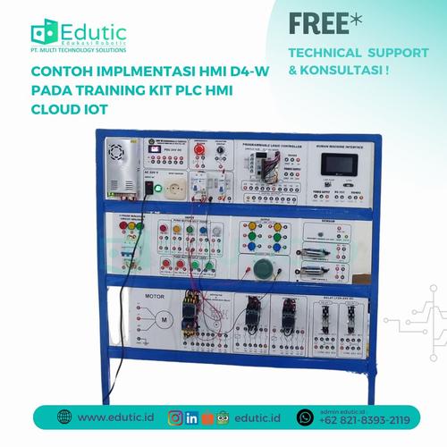 Jual KIT TRAINER PLC HMI SCADA CLOUD IOT CONTROL MOTOR 3PHASE DOL START ...