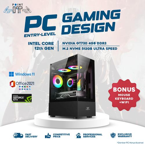 Jual Komputer Rakitan / PC Design Gaming Intel Core Gen 12 | i3 12100F - i5 12400F - i7 12700F ...