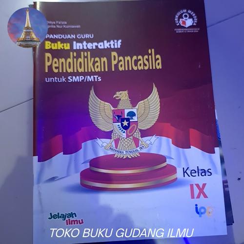 Jual Buku Panduan Guru Buku Interaktif Pendidikan Pancasila PPKN SMP ...