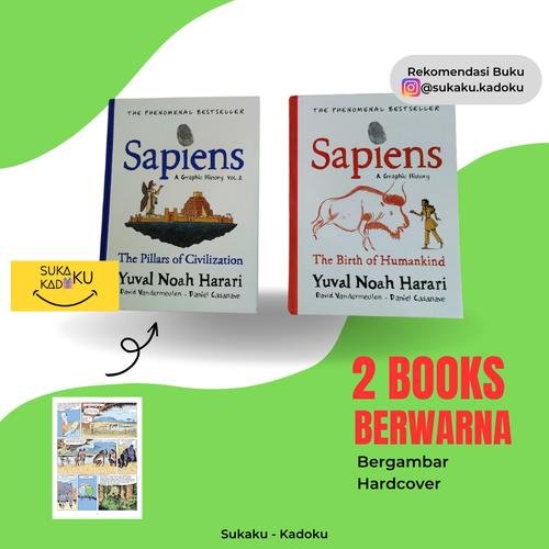Promo Sapiens A Graphic History The Birth of Humankind / The Pillars of ...