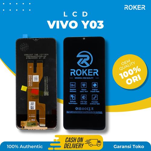 Jual LCD TOUCHSCREEN VIVO Y03 / V2332 /Y18 /Y18E TS FULLSET BY ROKER ...