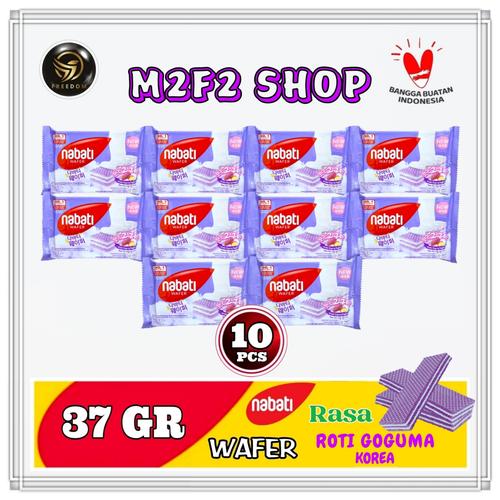 Jual Nabati Wafer Korean Goguma Bread Cream | Krim Roti Ubi Ungu Sachet ...
