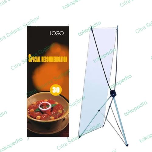 Jual Rangka Tiang Y Banner 60x160 Display Promosi Iklan Stand Banner ...