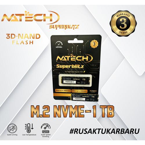 Jual SSD M2 NVME / M.2 NVME / M2NVME 1TB NATECH RESMI (GARANSI 3 TAHUN) - SSD ONLY - Jakarta ...
