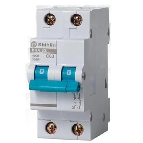 Jual MCB DC BHA-52DC 2P 50A / 63A Shilin / MCB 2 Pole DC 50A 63A Shilin ...