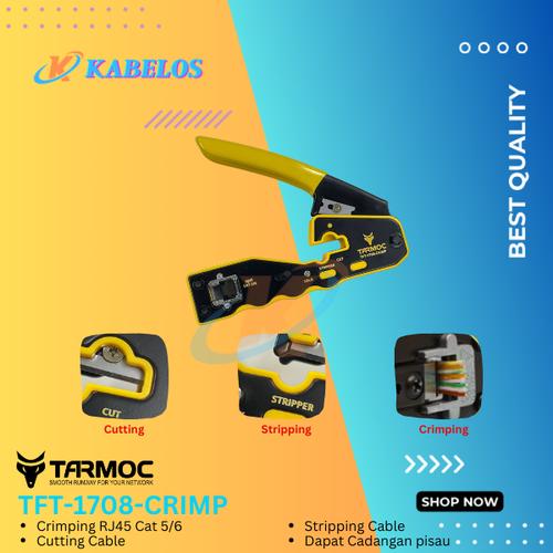Jual Tarmoc TFT-1708-CRIMP | EZ Connector RJ45 Crimping Tool Tang ...