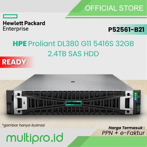 Promo Server HP Server HPE Proliant DL380 G11 5416S 32GB 2.4TB SAS HDD ...