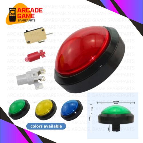 Jual Tombol dome / Tombol Arcade cembung / tombol dingdong diameter ...