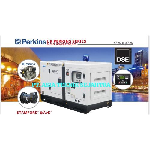 Jual Genset silent Perkins 200 KVA Original Stamford Certificate ...