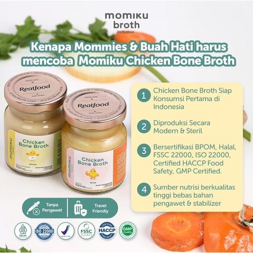 Jual Realfood Momiku Chicken Bone Broth Kaldu Ayam Siap Konsumsi ...