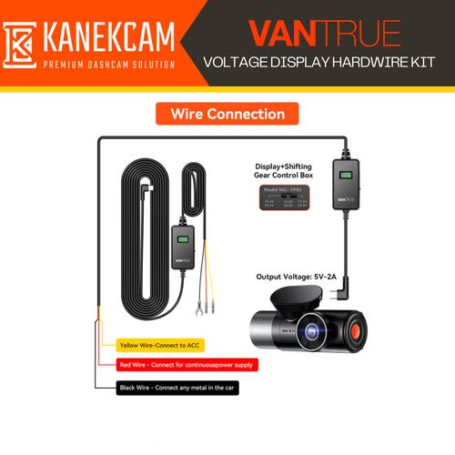 Jual Dashcam Hardwire Kit Voltage Display Vantrue - Ready Stock - Kota Tangerang Selatan ...