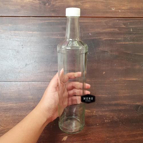 Jual Botol Marjan 600ml / Botol Kaca Panjang polos / Botol Kemasan Kaca ...