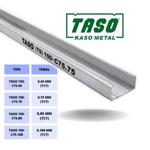Jual Baja Ringan TASO ( TS ) C75.75 x 6000 MM ( Tebal 0.75 MM ) - Kota ...