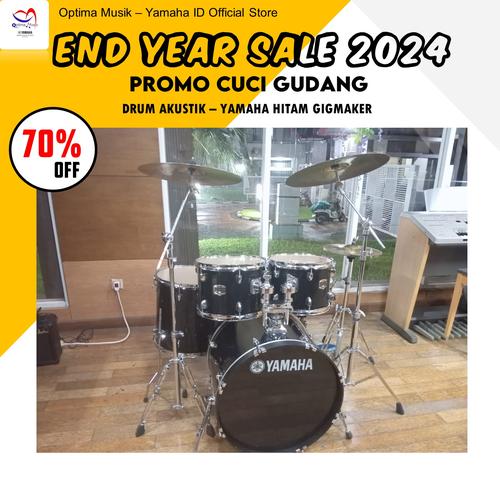 Promo 1 SET DRUM AKUSTIK / YAMAHA HITAM GIGMAKER Cicil 0% 3x - Kab ...