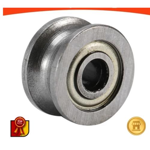Jual Ball Bearing Model U Cekung Pulley Rail Track roda besi siku CNC ...