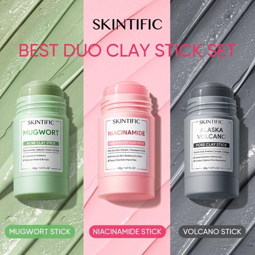 Promo SALE SKINTIFIC Clay Mask Stick Masker Wajah -Niacinamide Bright ...