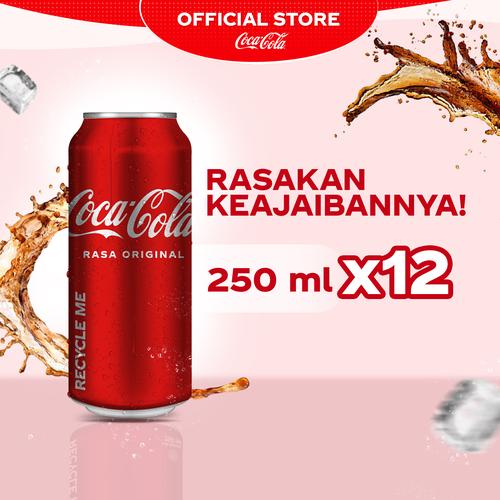 Promo Coca-Cola Original - Minuman Soda Rasa Kola - Kaleng 250ml - x12 ...