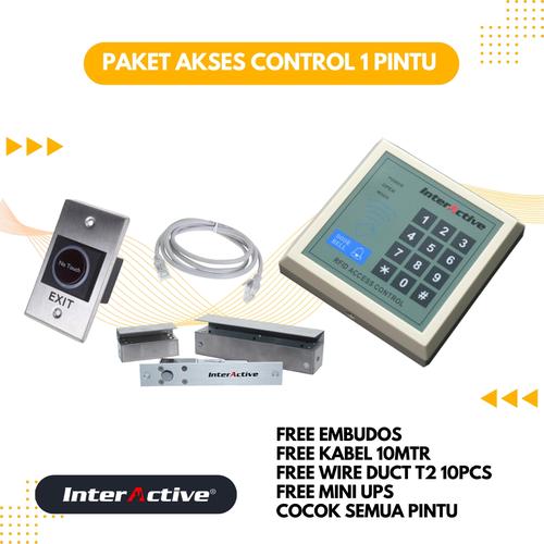 Jual RFID Door Access Control Murah Magnet EM Lock Smart Akses Door ...