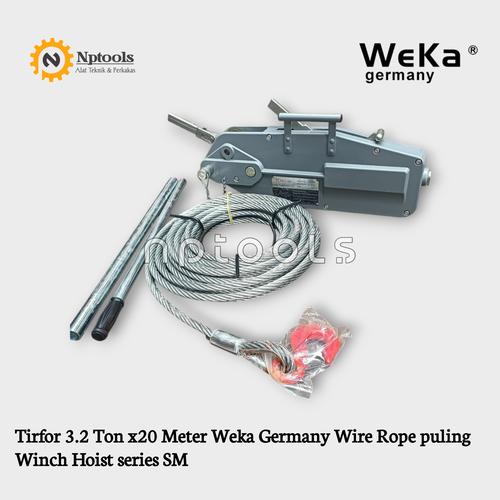 Jual Tirfor 3,2 Ton x 20 Meter WEKA Germany Wire Rope Pulling Winch ...