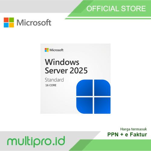 Promo Microsoft Windows Server 2025 Standard - 16 Core License Pack ...