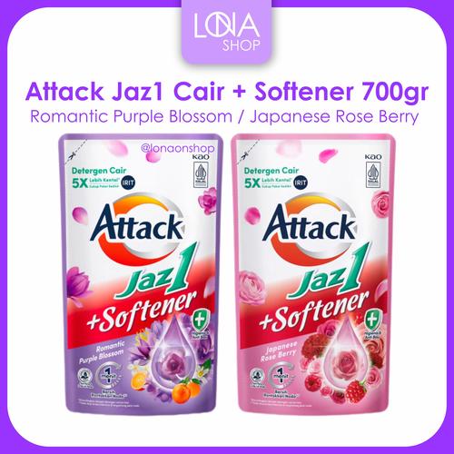 Jual Attack Jaz1 Deterjen Cair + Softener Sabun Cuci Baju Romantic ...