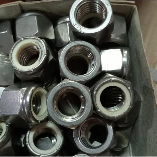 Jual Mur Nylon / Lock Nut SS 316/A4-70 1"(Inchi) Kunci 38 Pitch 8.0 - Jakarta Barat ...