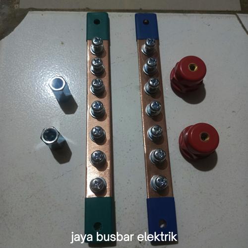 Jual busbar netral + grounding uk 3×20 panjang@20cm - Kab. Bogor - jaya ...