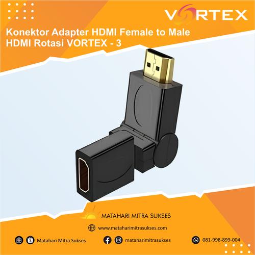 Jual Konektor Adapter HDMI Female to Male HDMI Rotasi VORTEX - Kota ...