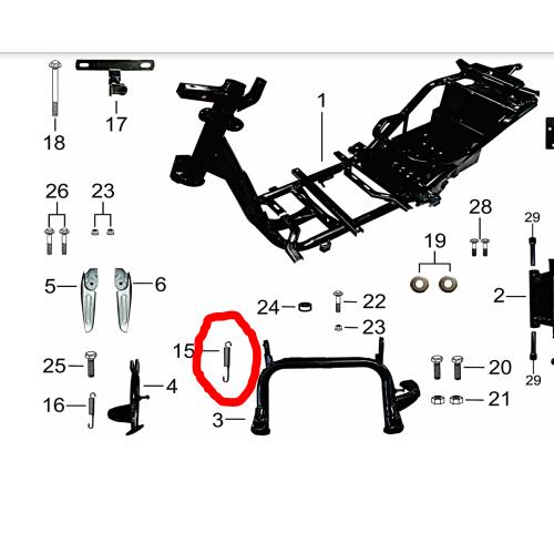 Jual Per Standar Dua Motor Listrik Viar New Q1 / Spring Main Stand E ...