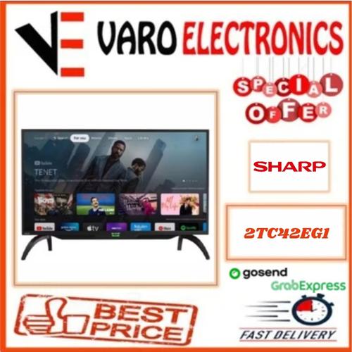 Jual TV SHARP 2TC42EG1I GOOGLE TV 42 INCH LED 4K UHD 2TC42EG 2TC42 ...