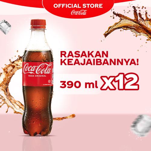Promo Coca-Cola Original - Minuman Soda Rasa Kola - Botol 390ml - x12 ...