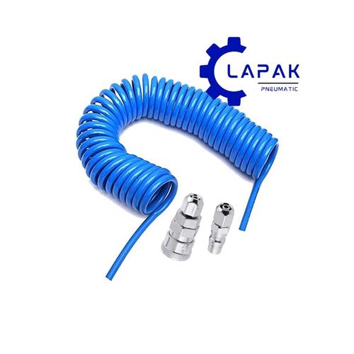 Jual Selang Angin Spiral 6 Meter (8x5mm)/Selang Angin Recoil Hose PMI ...