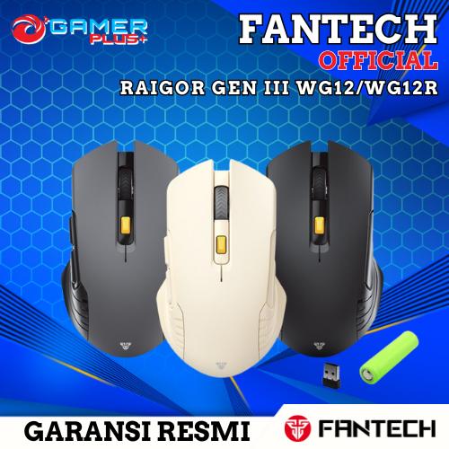 Promo FANTECH Mouse Wireless Gaming RAIGOR GEN III WG12/WG12R ...