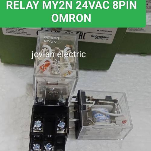 Jual relay Omron my2n/my2 24vac plus soket - Jakarta Barat - jovian ...