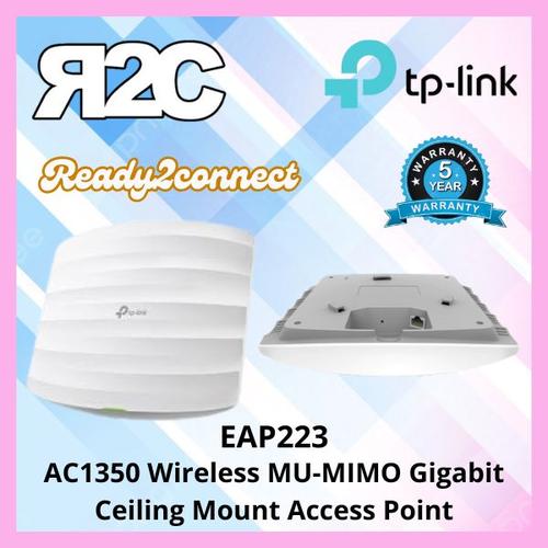 Jual TP-LINK EAP223 AC1350 Ceiling Wireless Access Point MU-MIMO ...