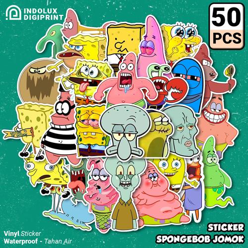 Jual 30 Pcs SpongeBob Sticker Pack Stiker Vinyl Anti Air - Kab. Sleman ...