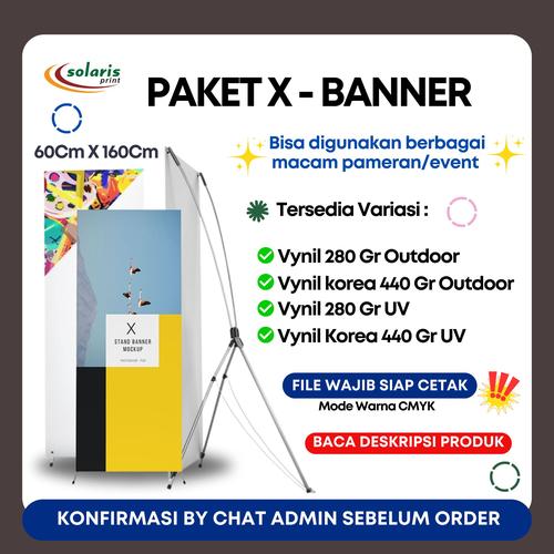 Jual PAKET ALAT X BANNER / STAND BANNER DAN CETAK BANNER UKURAN 60 X ...