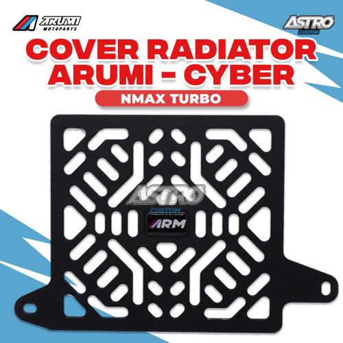 Promo Cover Radiator ARUMI NMAX TURBO Series Pattern Cyber FULL CNC ARM ...