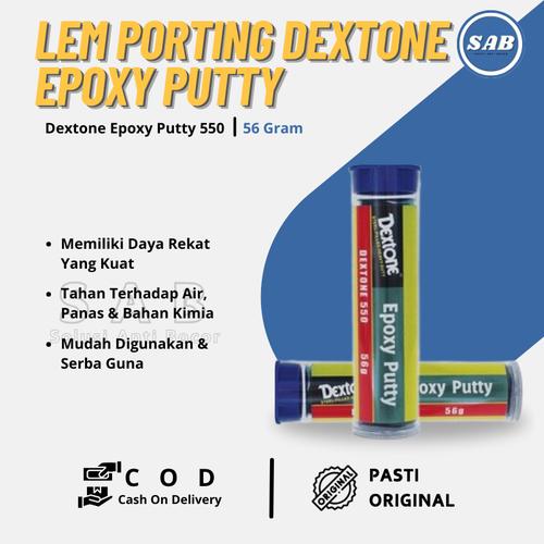 Promo Lem Dextone Epoxy Putty Penutup Bocor Toren Pipa Kitchen Sink ...