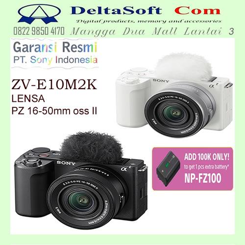 Jual Sony ZV E10 II / ZV E10M2K Kit 16-50mm / ZV-E10 II / ZV E10M2 ...