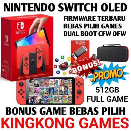 Jual Nintendo Switch OLED Console Mario Red Switch Oled Bonus Game ...