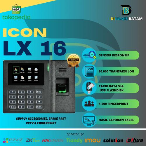 Jual Mesin Absensi Fingerprint ICON LX16 Batam - Kota Batam - Dinamis ...
