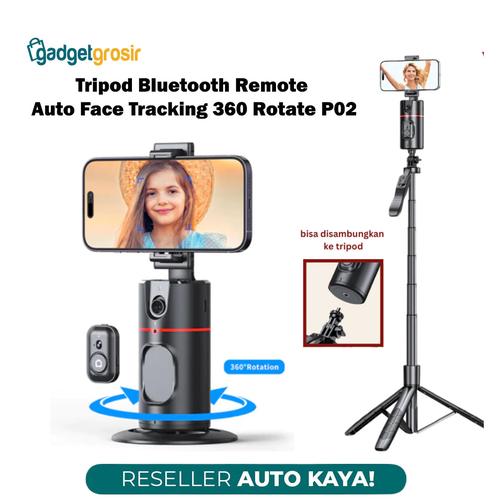Jual Gimbal Stabilizer Stand AI Selfie Auto Face Tracking P02 / Q02 For HP 360° Rotation With ...