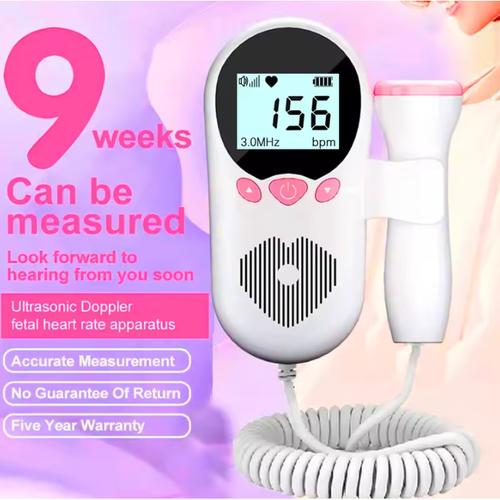 Jual Dual Mode Fetal Doppler Alat Deteksi Jantung Janin 3.0MHz Heart ...
