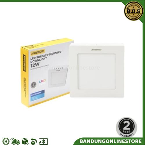Jual Lampu Downlight Persegi Outbow Led 12 Watt Cool Daylight Putih ...